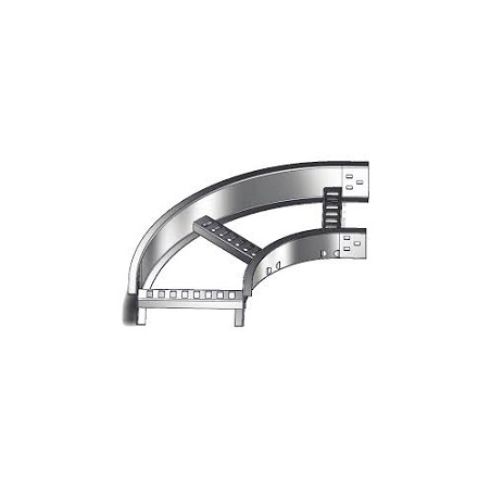 CHAROLA CURVA VERT. INT. 6 IN PASO 9 R890 C/2 CON. (VI6R890)